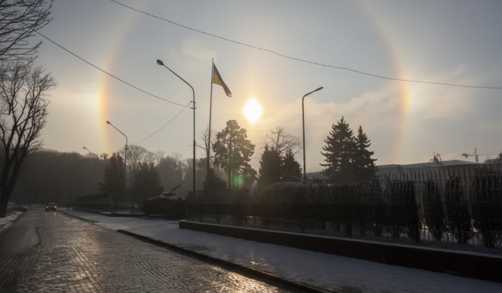 Rare Solar Halo in Lviv on Christmas: How and Why It Formed - all the ...