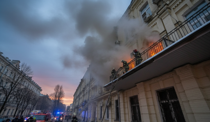 Office Fire on Khreshchatyk Street Destroys 300 Square Meters, No ...