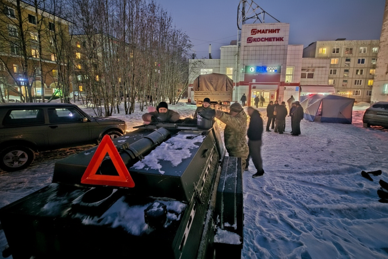 Russia's Arctic Power Grid Fails: Field Kitchens Deployed in Murmansk ...