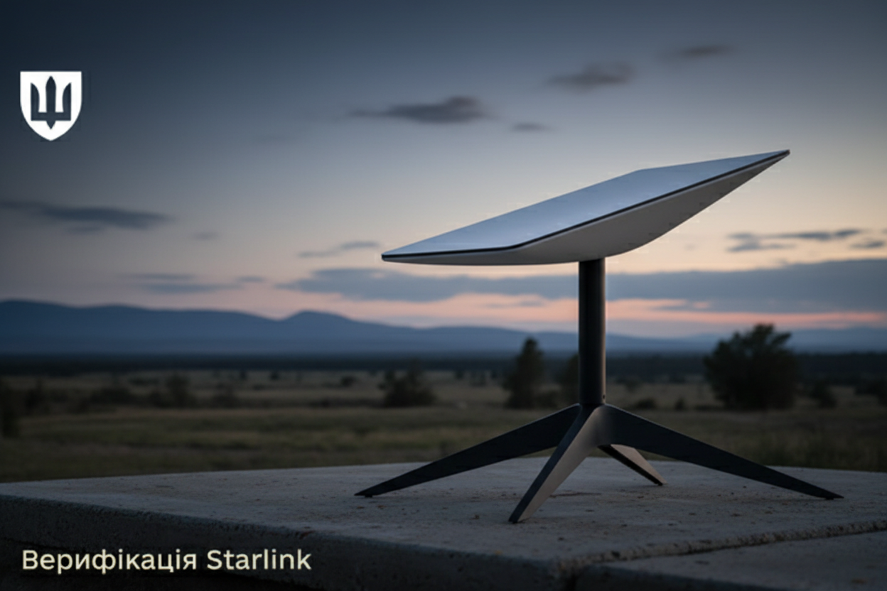 Регистрация терминалов Starlink для военных: порядок действий в системе ...